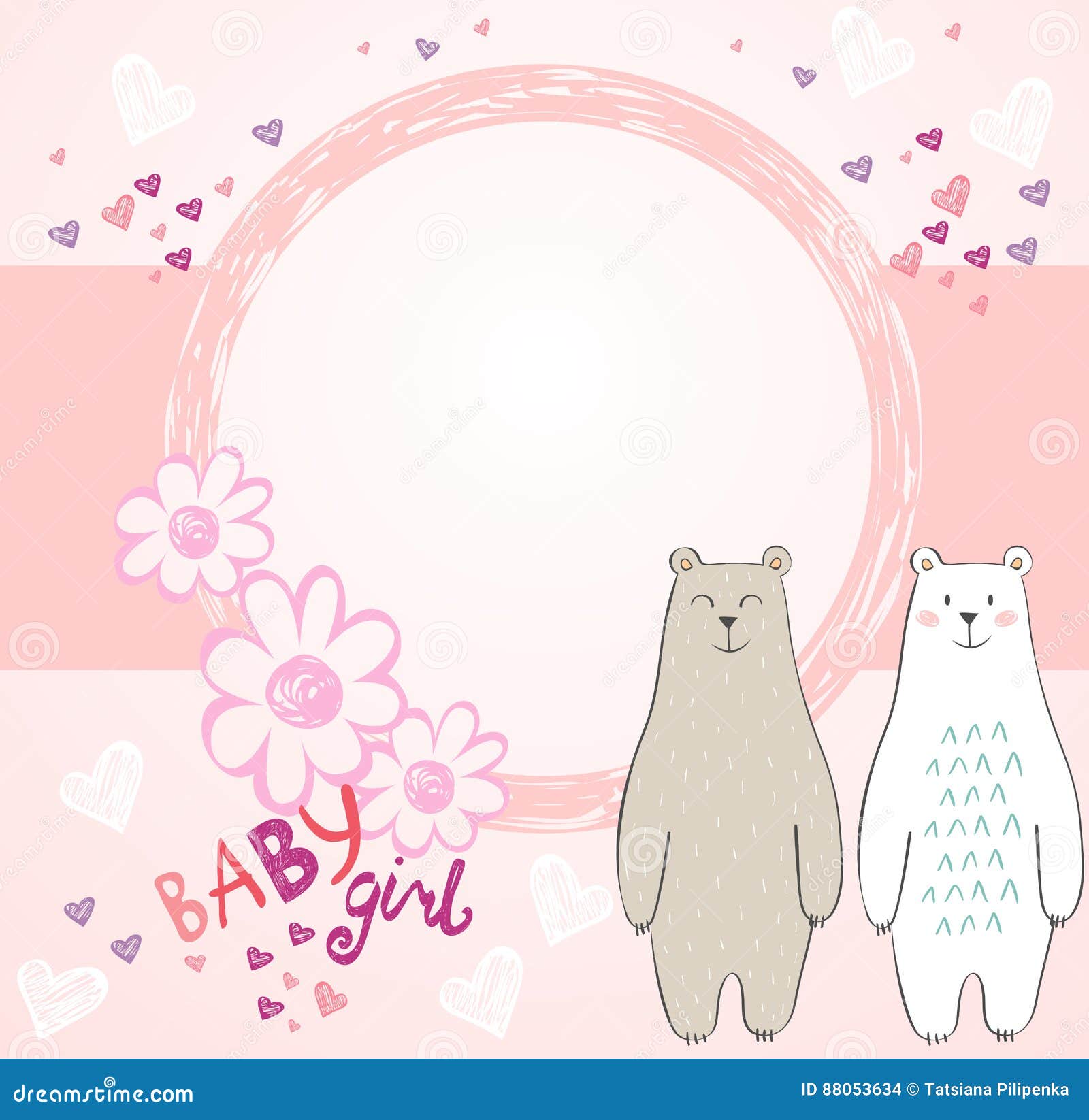 Vector Baby Frame stock vector. Illustration of pastel - 88053634