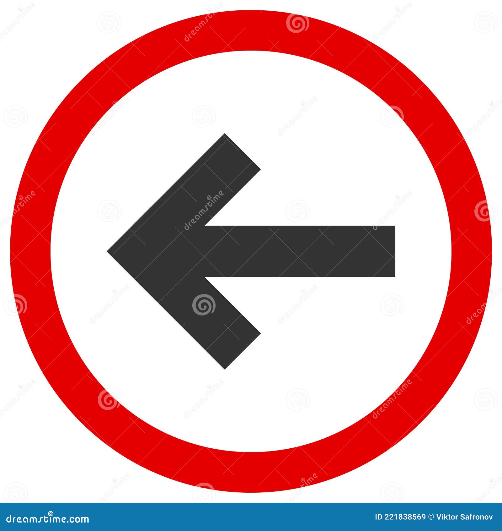 Vector Back Direction Flat Icon Symbol Stock Vector - Illustration of ...