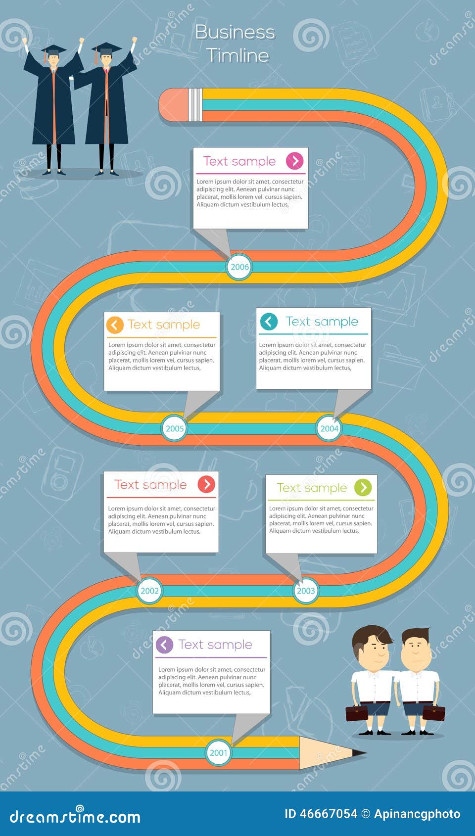 Vector Back To School Infographic Timeline Stock Vector - Illustration ...
