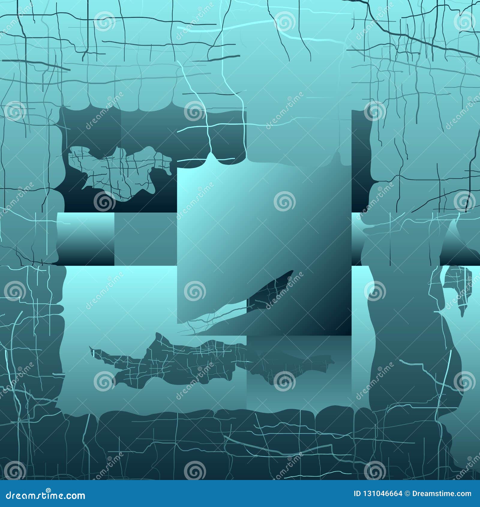 Vector Background of Abstract 3D Objects Stock Vector - Illustration of ...