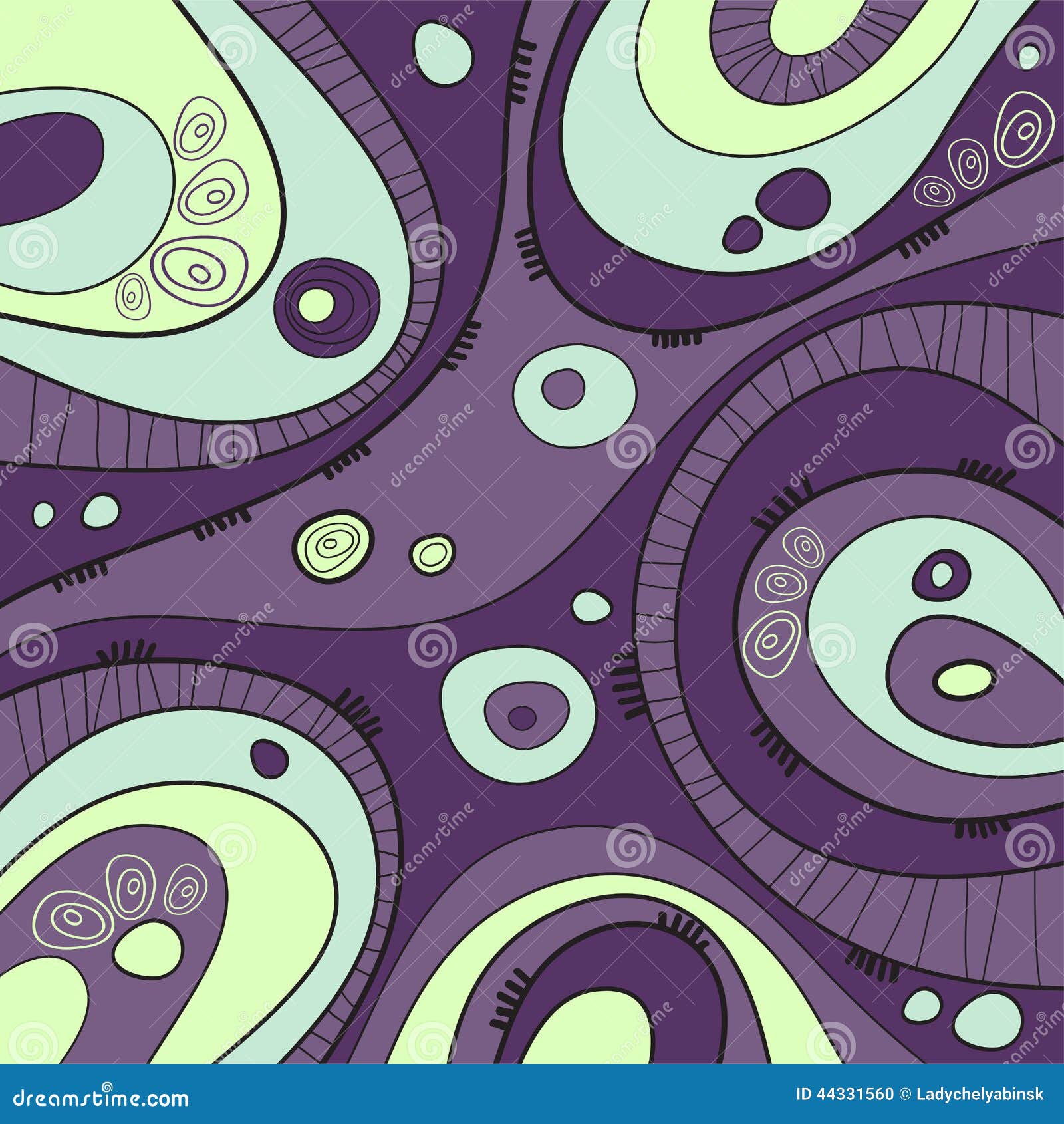 Vector Background with Abstract Elements Stock Vector - Illustration of ...