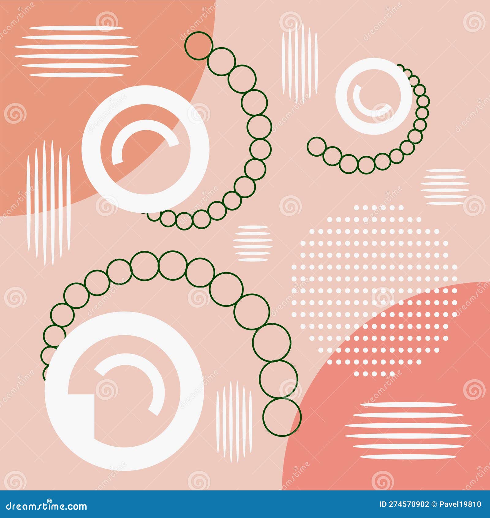 Vector Background of Abstract Geometric Shapes 4 Stock Vector ...