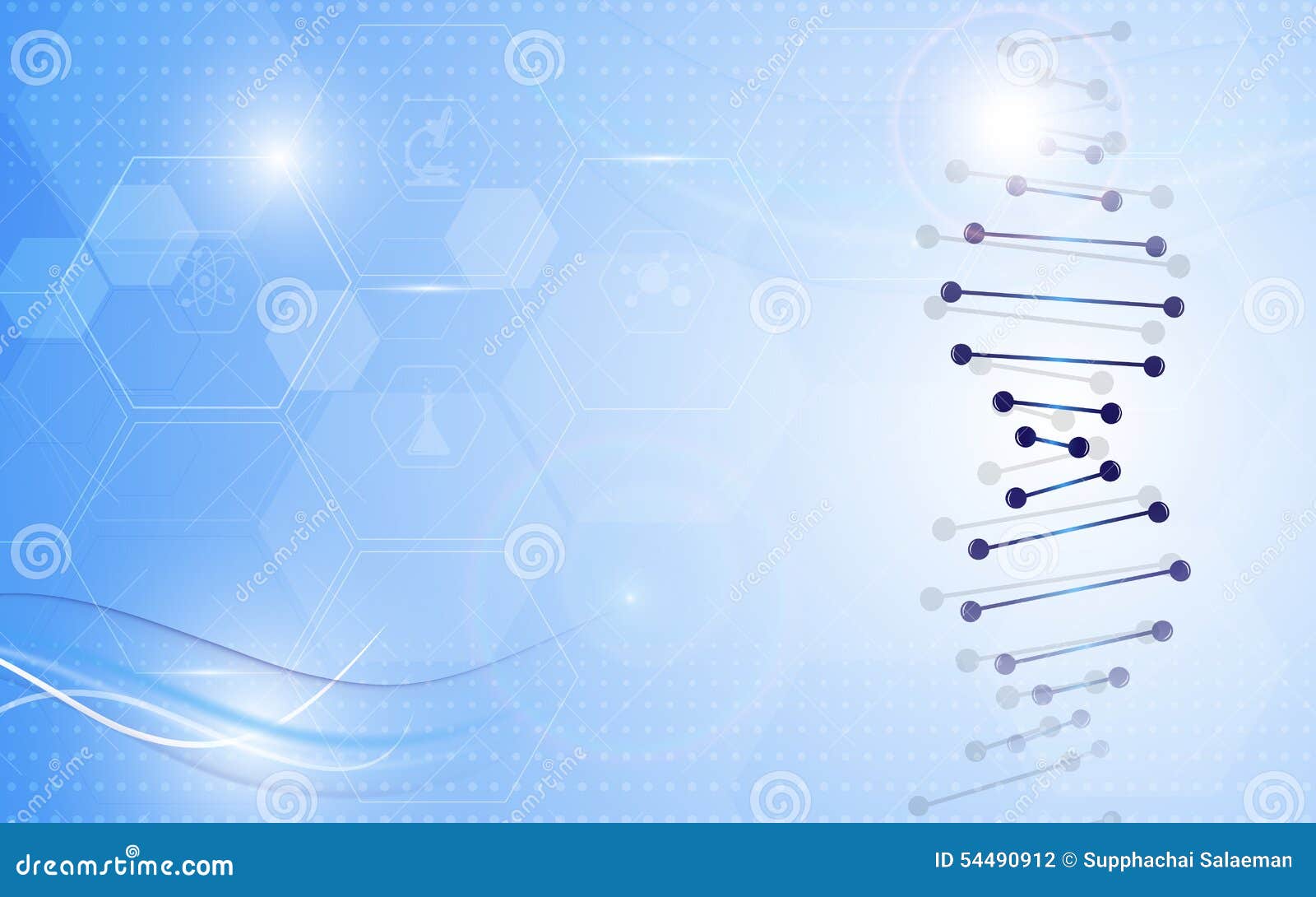 Vector Background Abstract Science Concept Stock Vector - Illustration ...