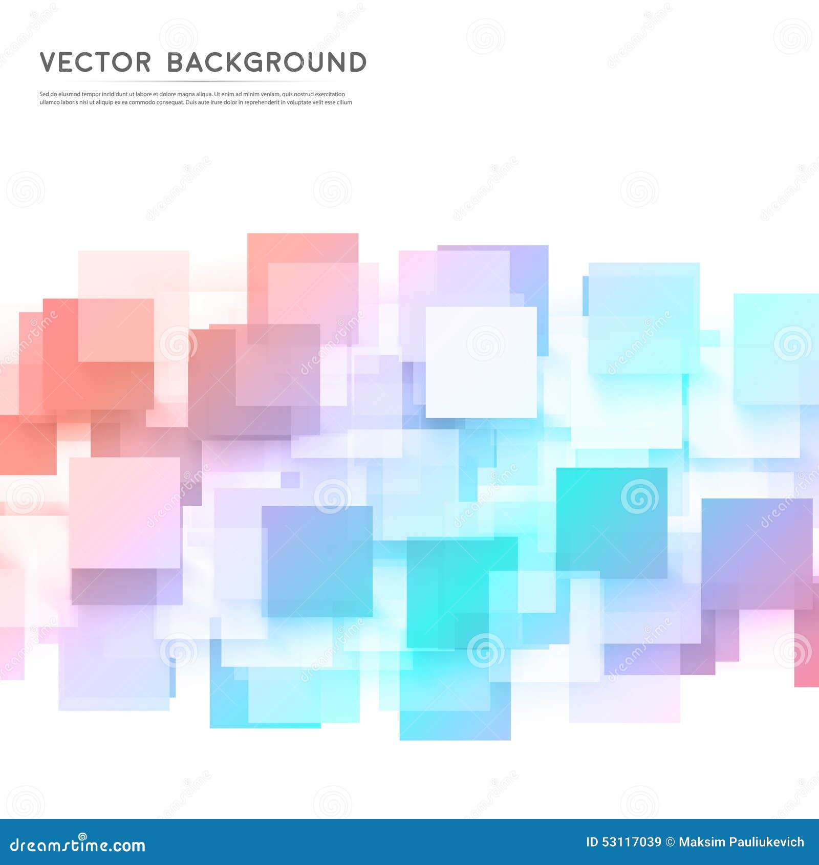 Vector Background Abstract Squares Stock Vector - Illustration of pattern, luxury: 53117039