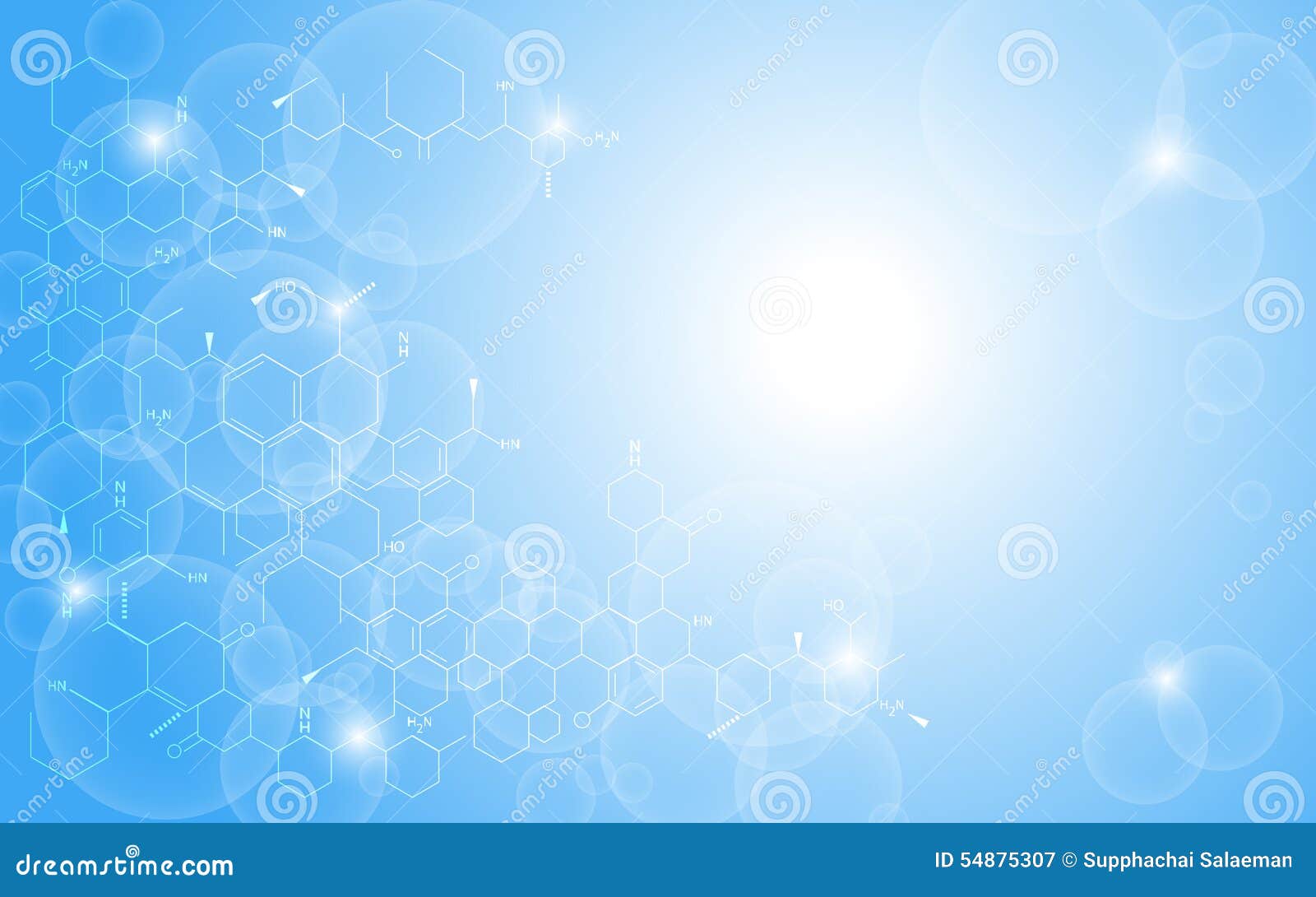 Vector Background Abstract Structure Science Concept Stock Vector ...