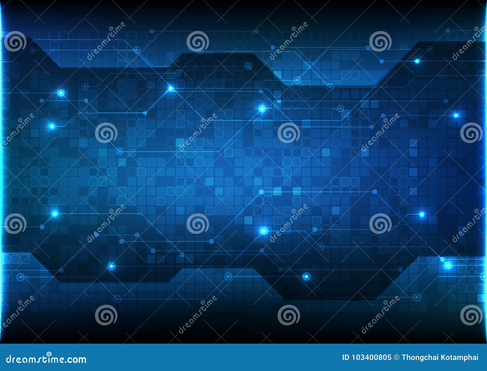 Vector Background Abstract Technology Communication Data Science Stock Vector - Illustration of ...