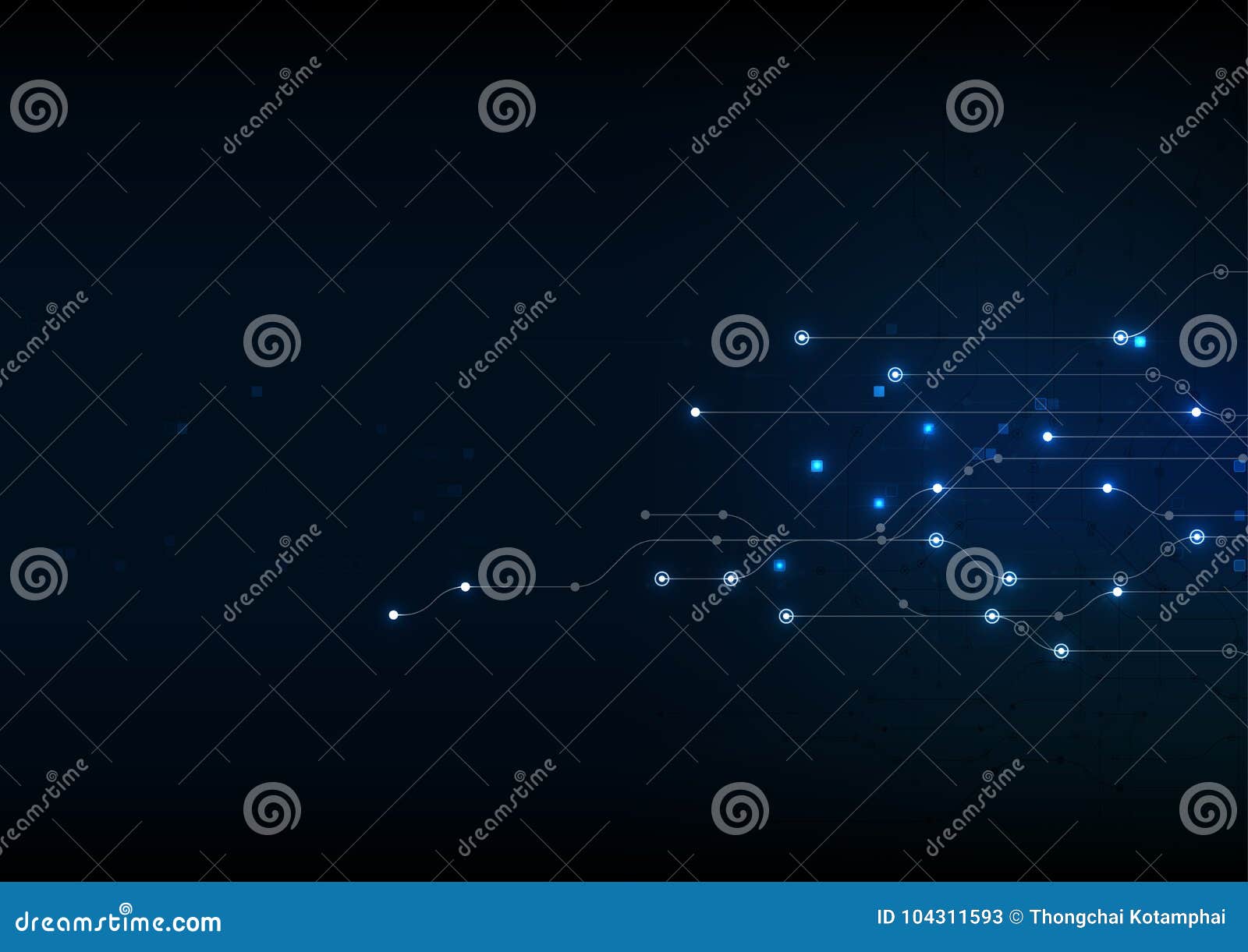Vector Background Abstract Technology Communication Data Science Stock Vector - Illustration of ...