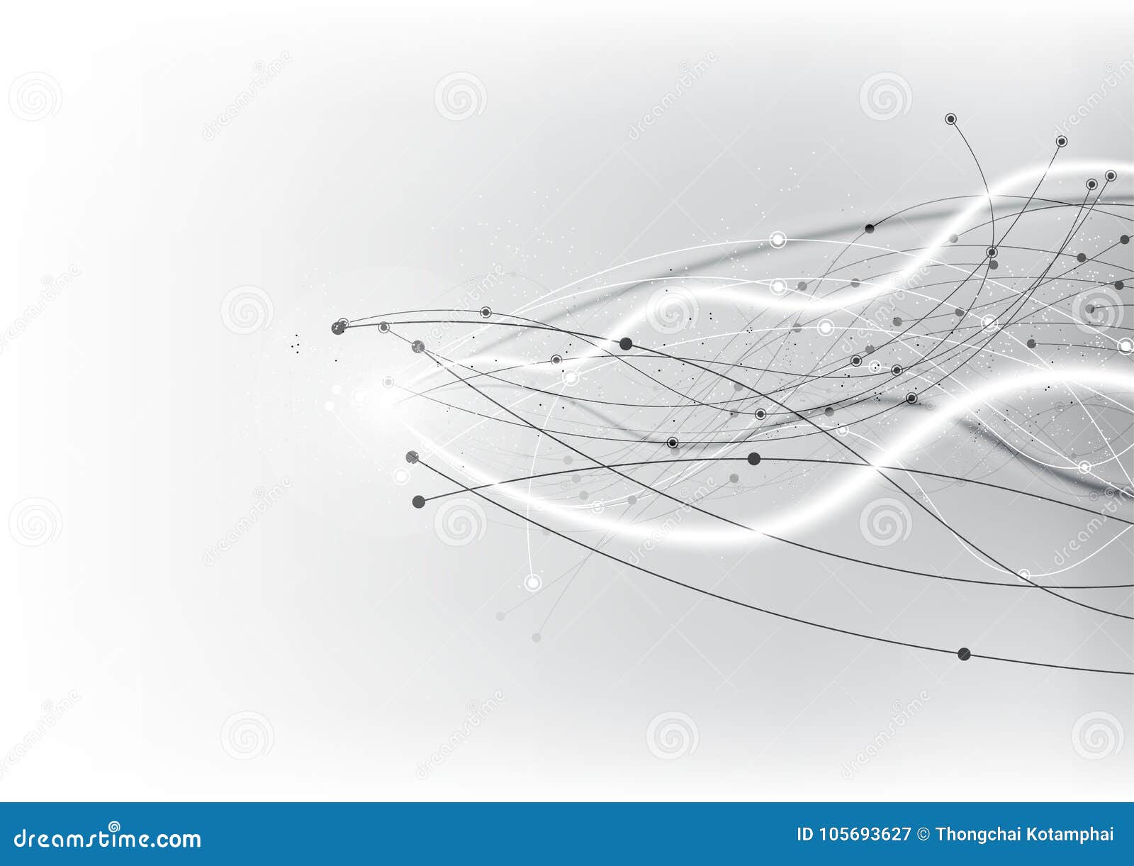 Vector Background Abstract Technology Communication Data Science Stock Vector - Illustration of ...