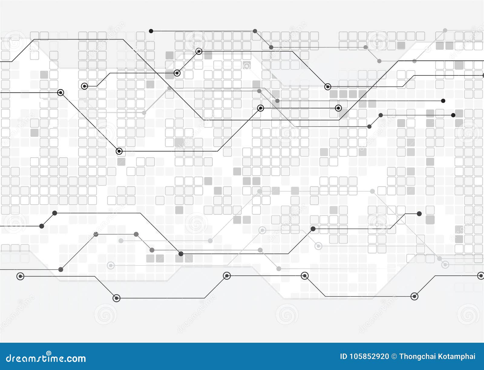 Vector Background Abstract Technology Communication Data Science Stock Vector - Illustration of ...