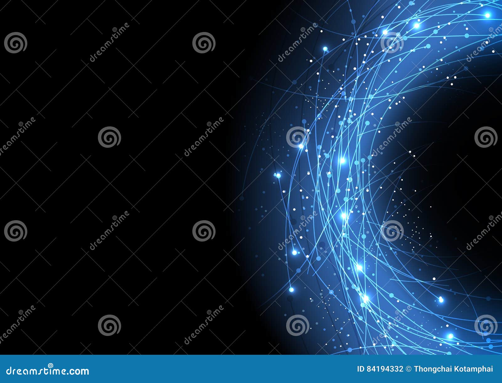Vector Background Abstract Technology Communication Data Science Stock Vector - Illustration of ...