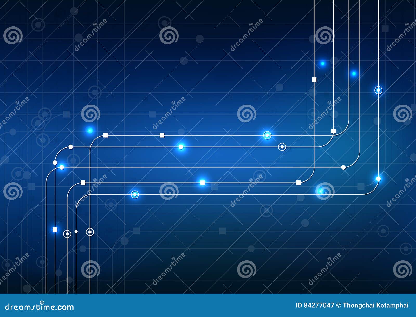 Vector Background Abstract Technology Communication Data Science Stock Illustration ...
