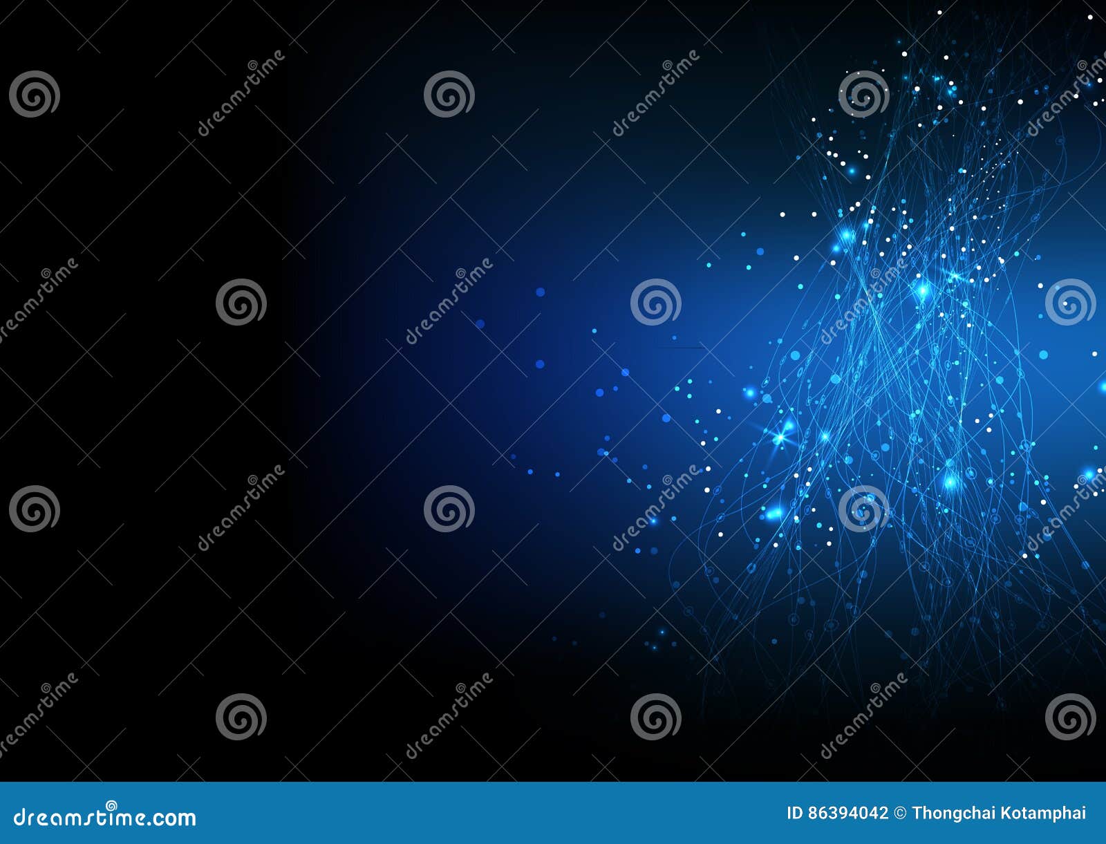 Vector Background Abstract Technology Communication Data Science Stock Illustration ...