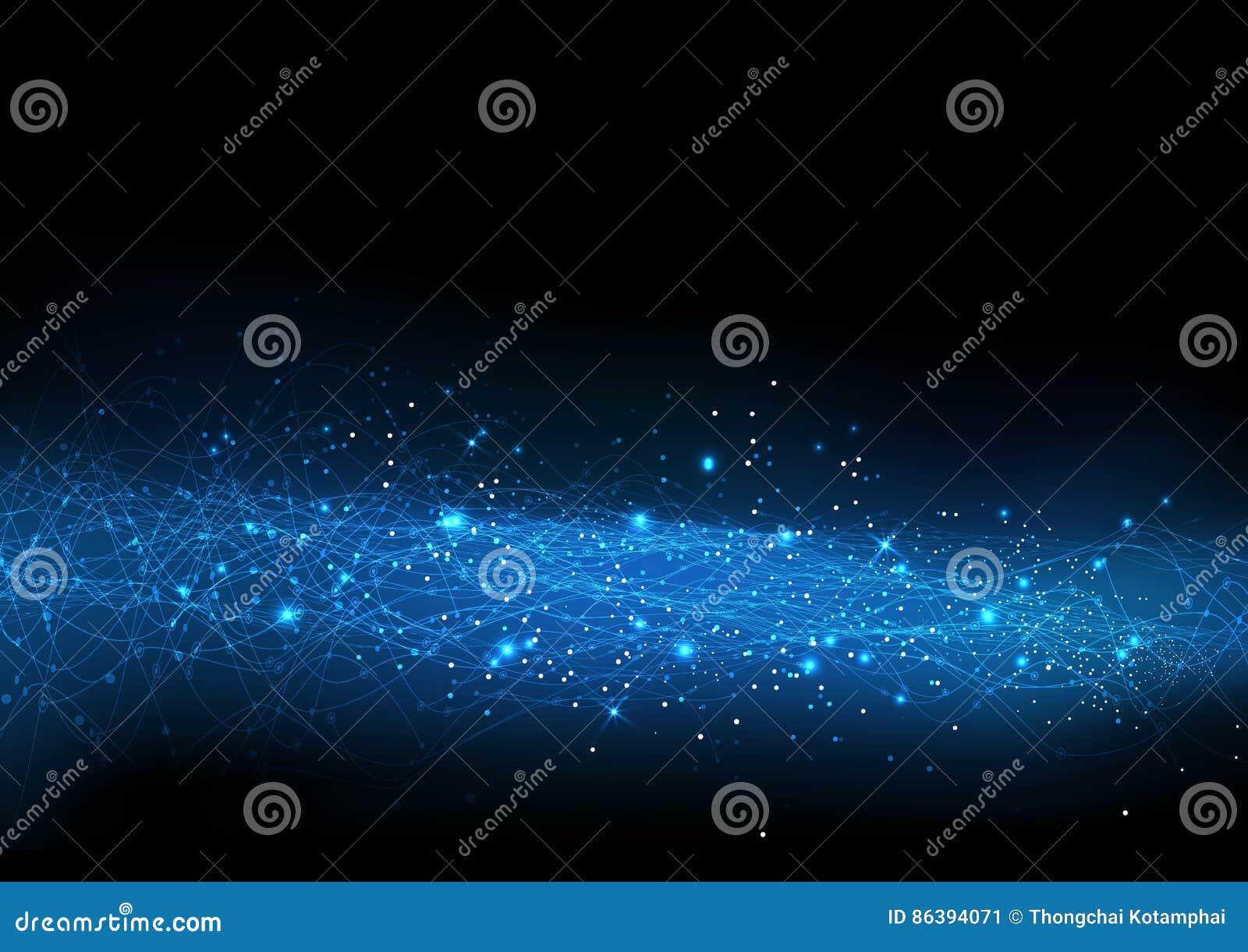 Vector Background Abstract Technology Communication Data Science Stock Illustration ...