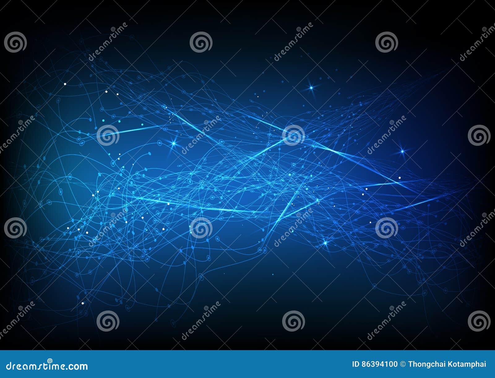 Vector Background Abstract Technology Communication Data Science Stock Illustration ...