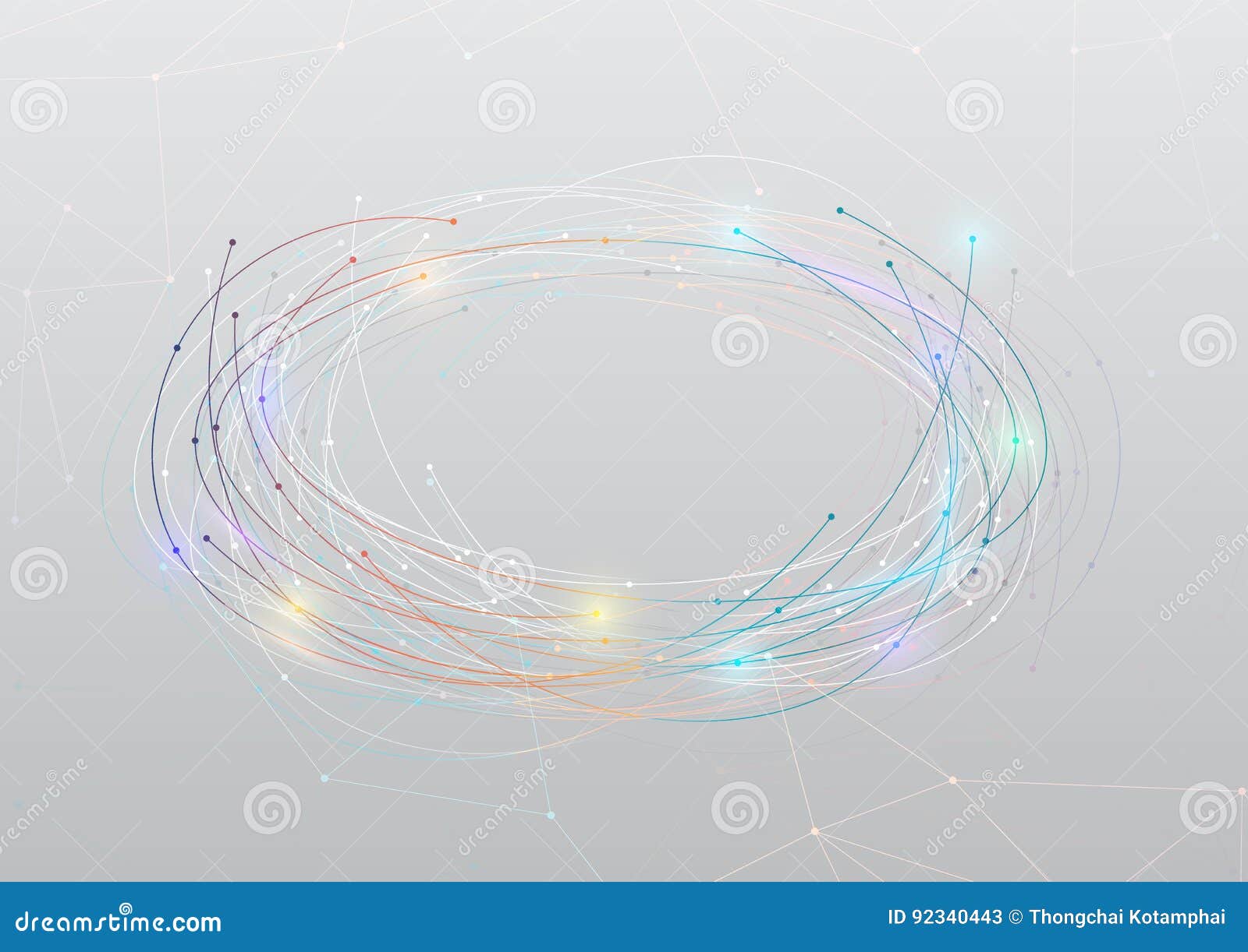 Vector Background Abstract Technology Communication Data Science Stock Illustration ...