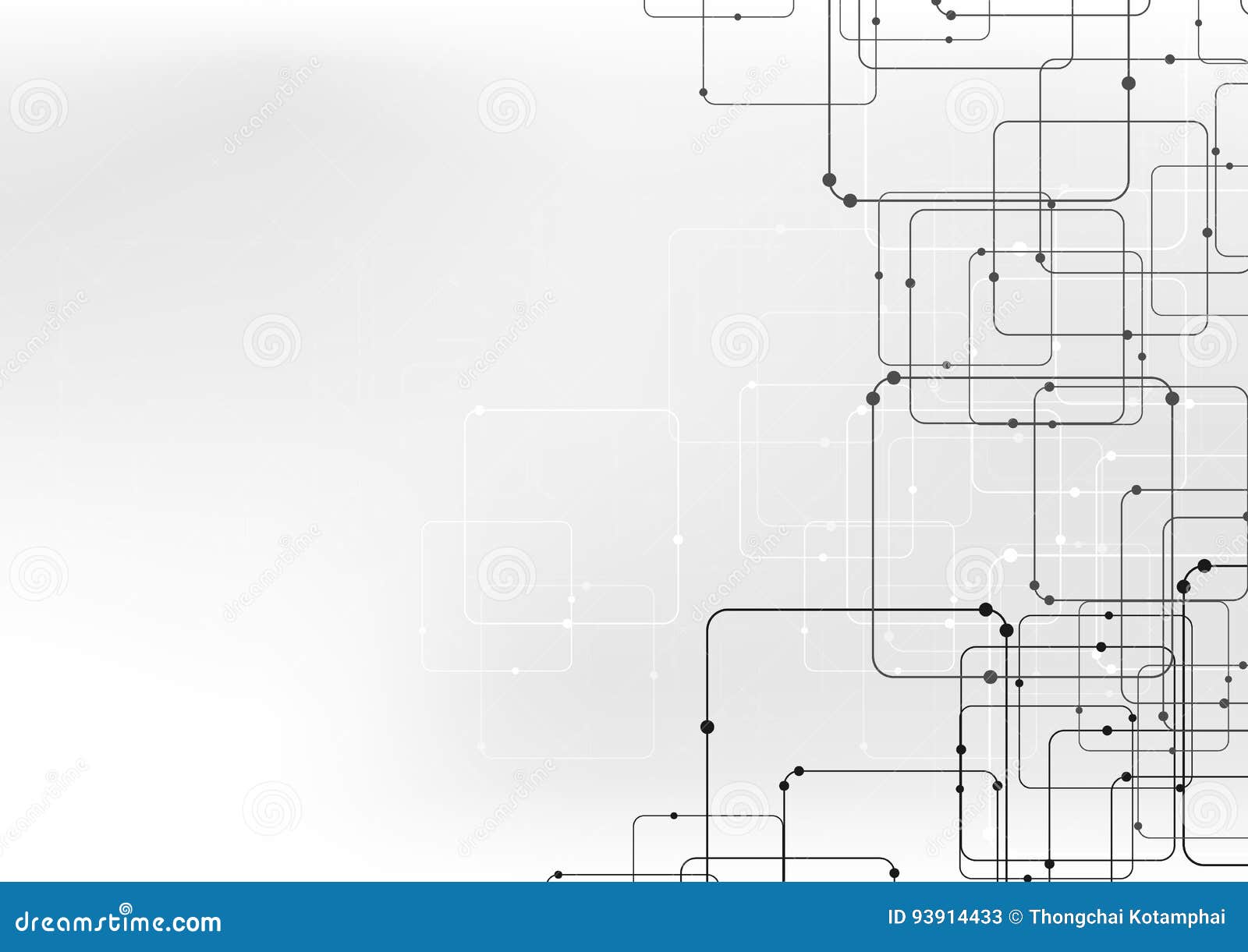 Vector Background Abstract Technology Communication Data Science Stock Vector - Illustration of ...