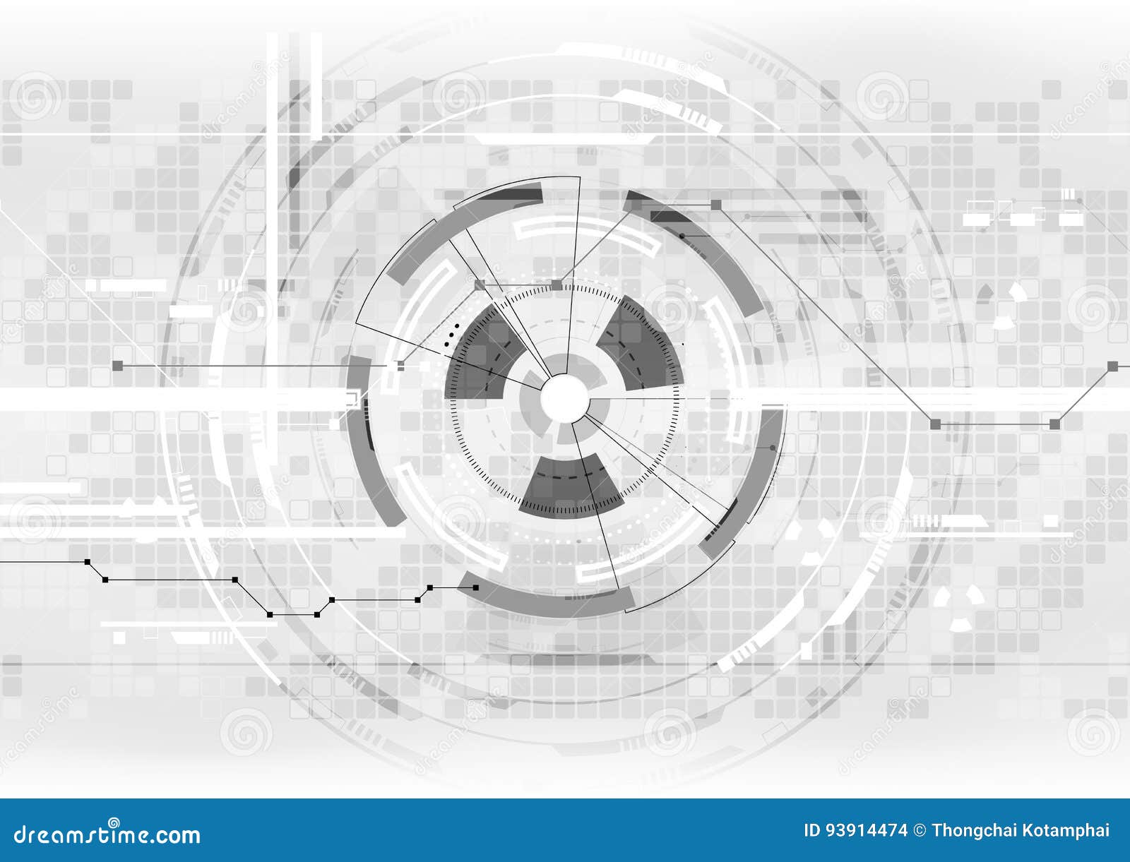 Vector Background Abstract Technology Communication Data Science Stock Vector - Illustration of ...