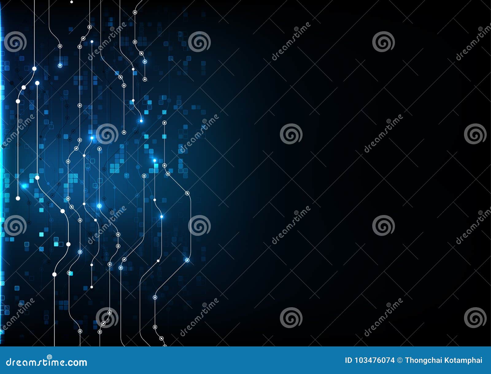Vector Background Abstract Technology Communication Data Science Stock ...