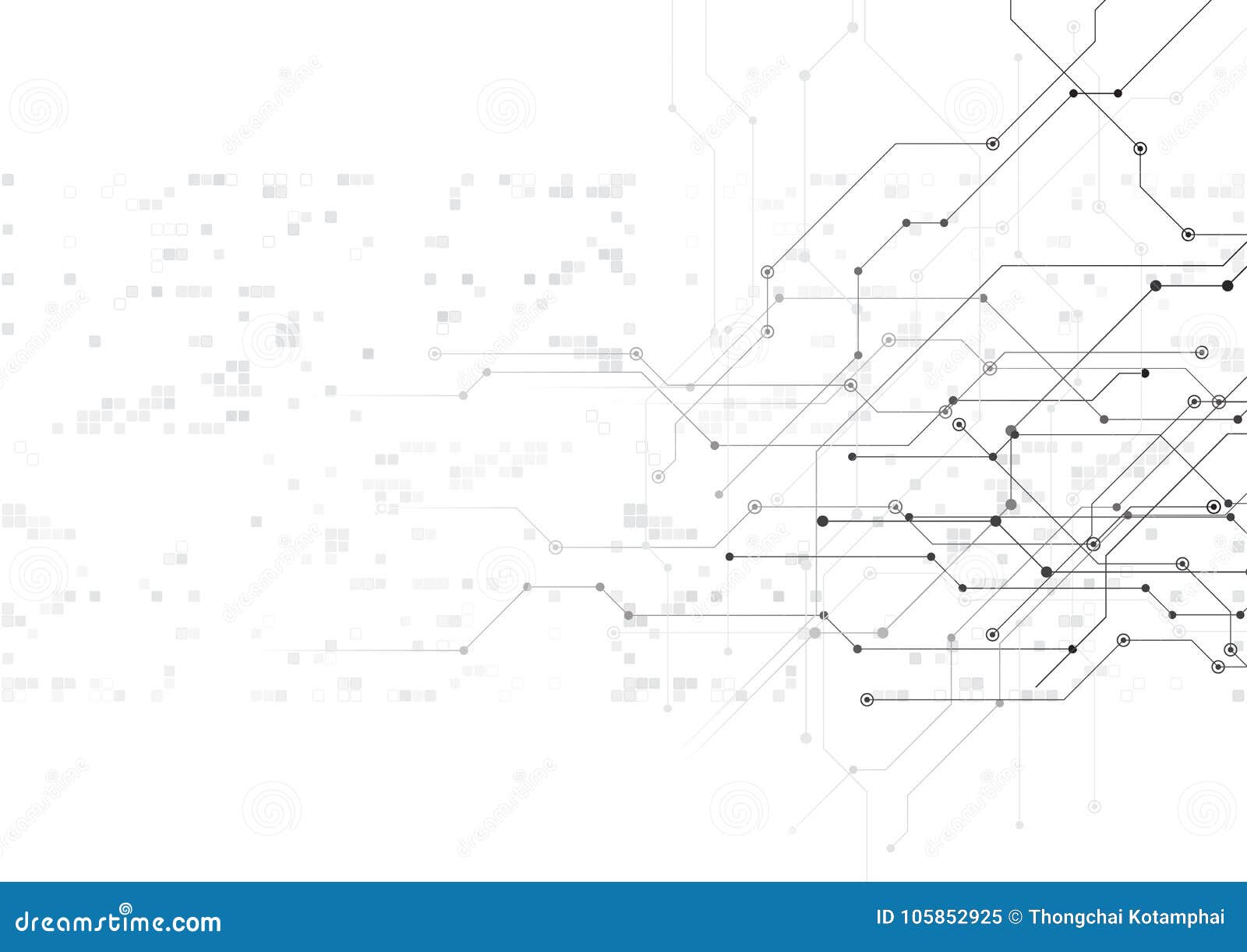 Vector Background Abstract Technology Communication Data Science Stock Vector - Illustration of ...