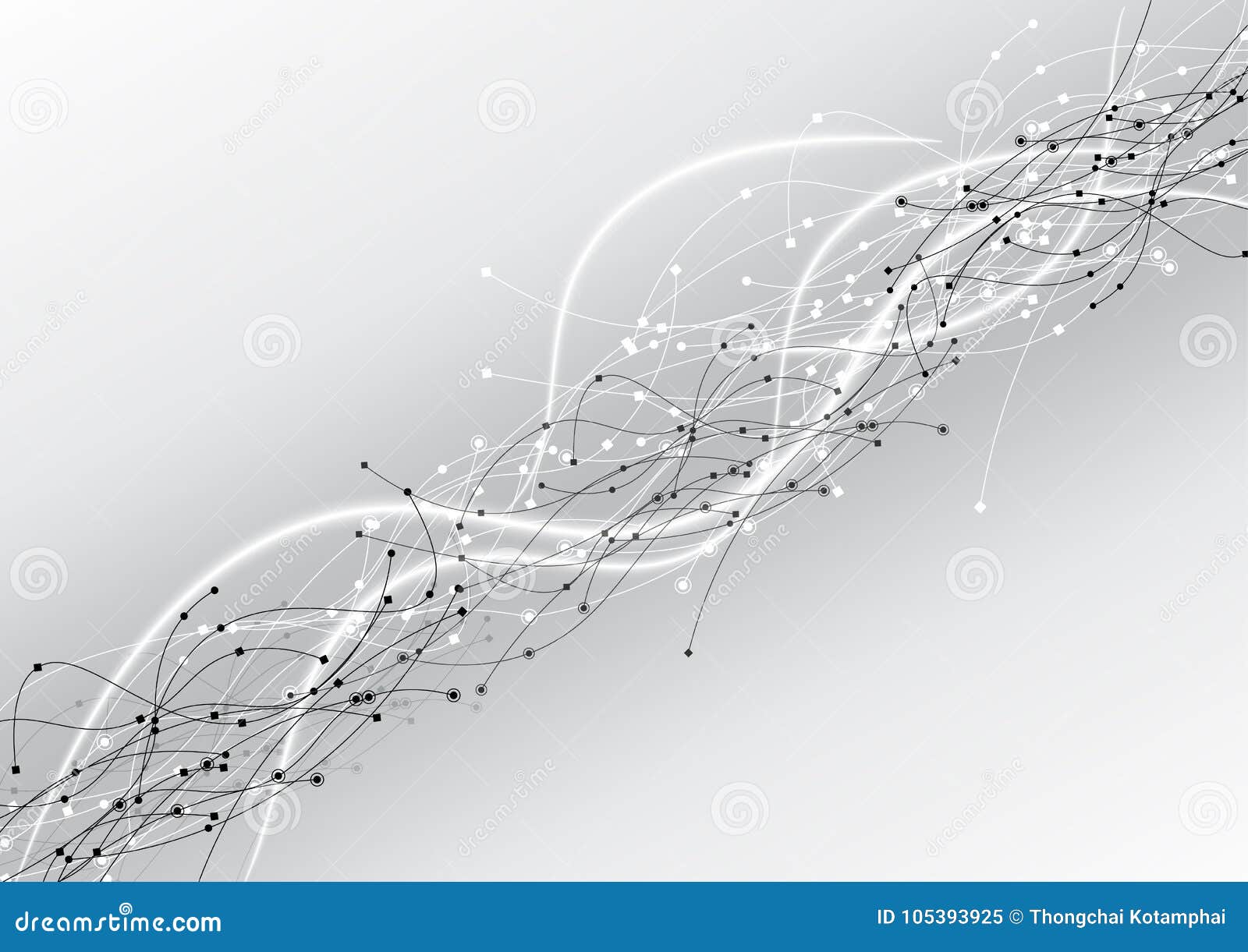 Vector Background Abstract Technology Communication Data Science Stock ...