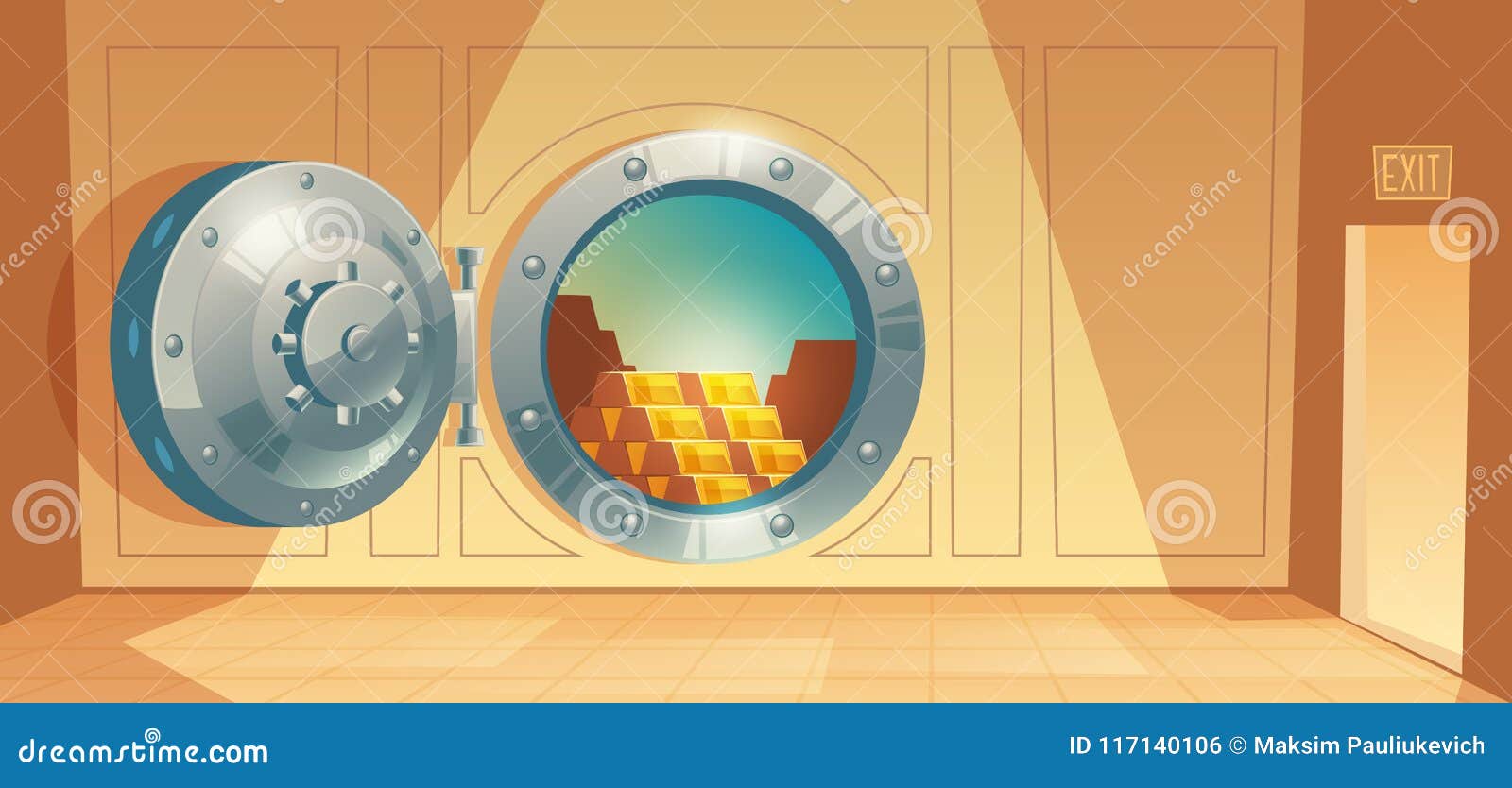 Cartoon Inside Bank Stock Illustrations – 641 Cartoon Inside Bank Stock ...