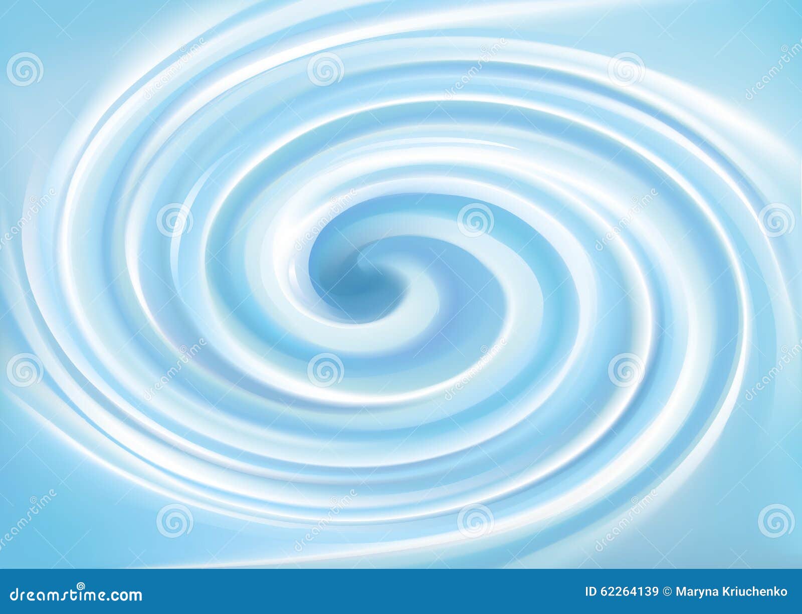 Vector Background of Blue Swirling Water Texture Stock Vector ...