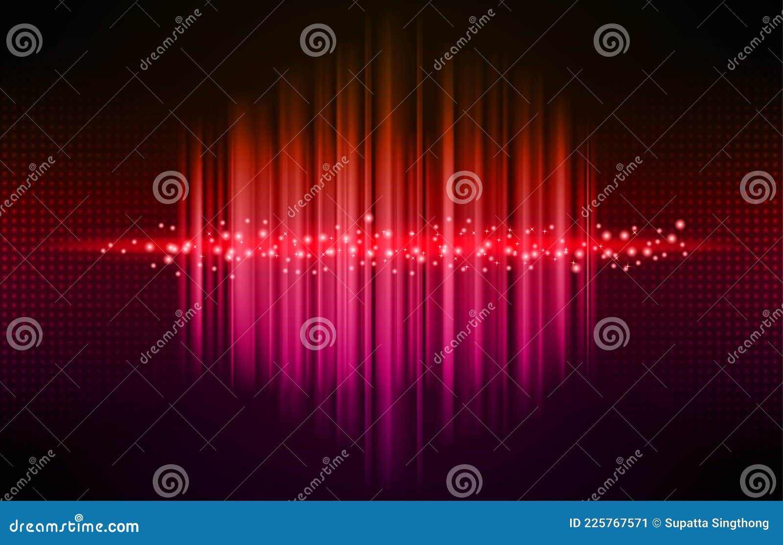 21070901 Vector Background with Bright Magic Lights and Stars Stock ...