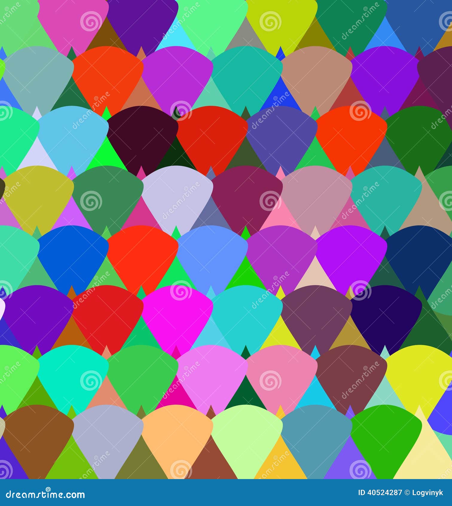 Vector Background with Colorful Lights Stock Illustration ...