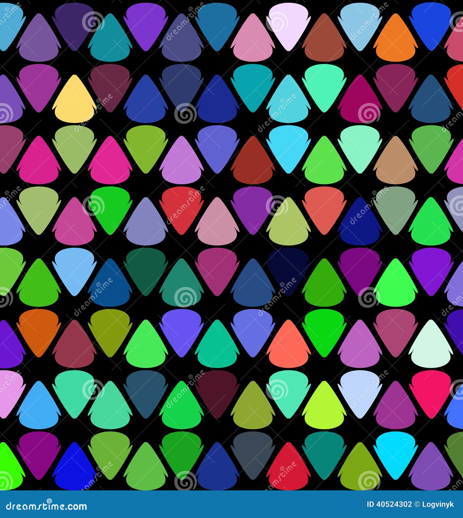 Vector Background with Colorful Lights Stock Illustration ...