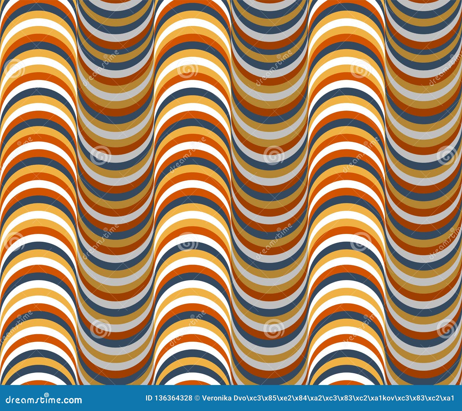 Vector Background with Colorful Wavelets with 3D Effect. Stock Vector ...