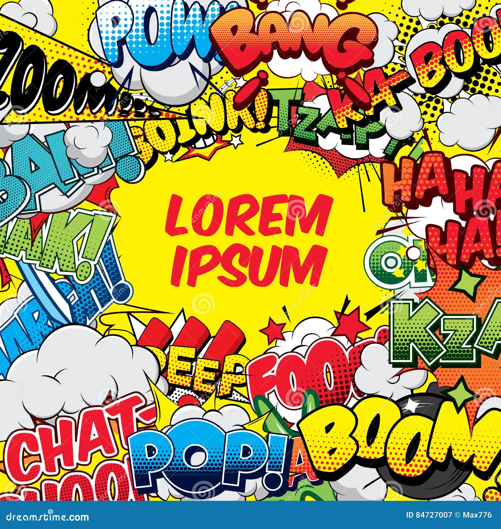 Set Of Comic Elements Vector Illustration | CartoonDealer.com #15639666