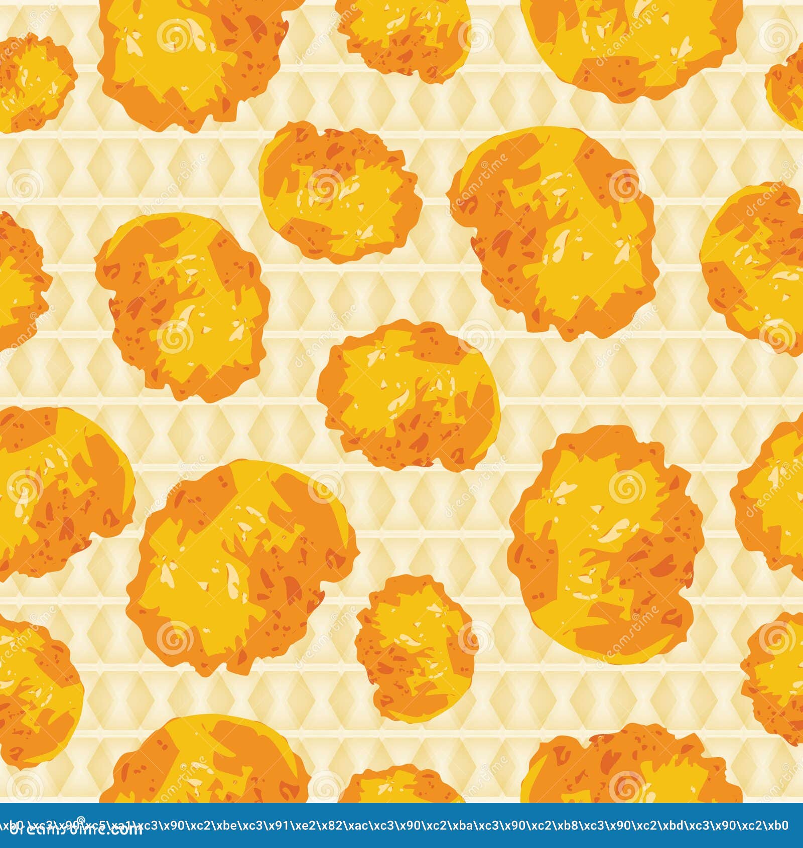 Vector Background of Cornflakes Stock Vector - Illustration of cereal ...