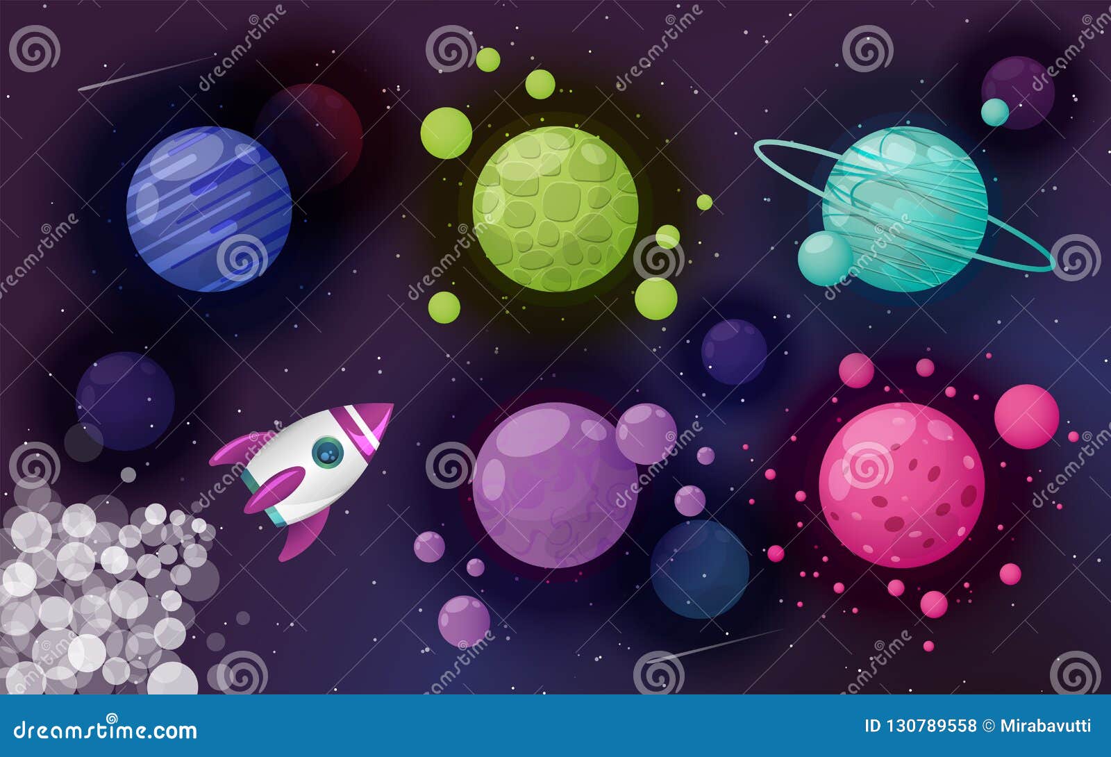 Vector Background. Cosmos Design Stock Vector - Illustration of ...