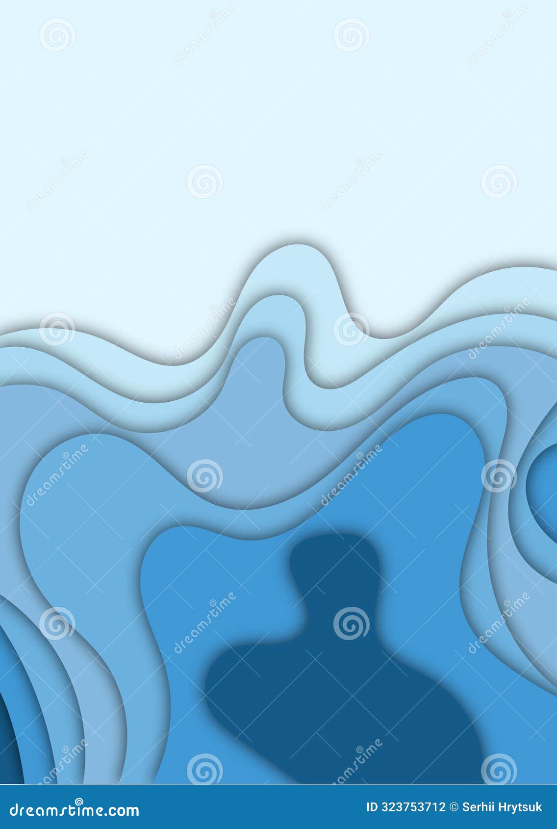 Vector Background, 3D Abstract Papercut Design, Multi Color Layer for ...