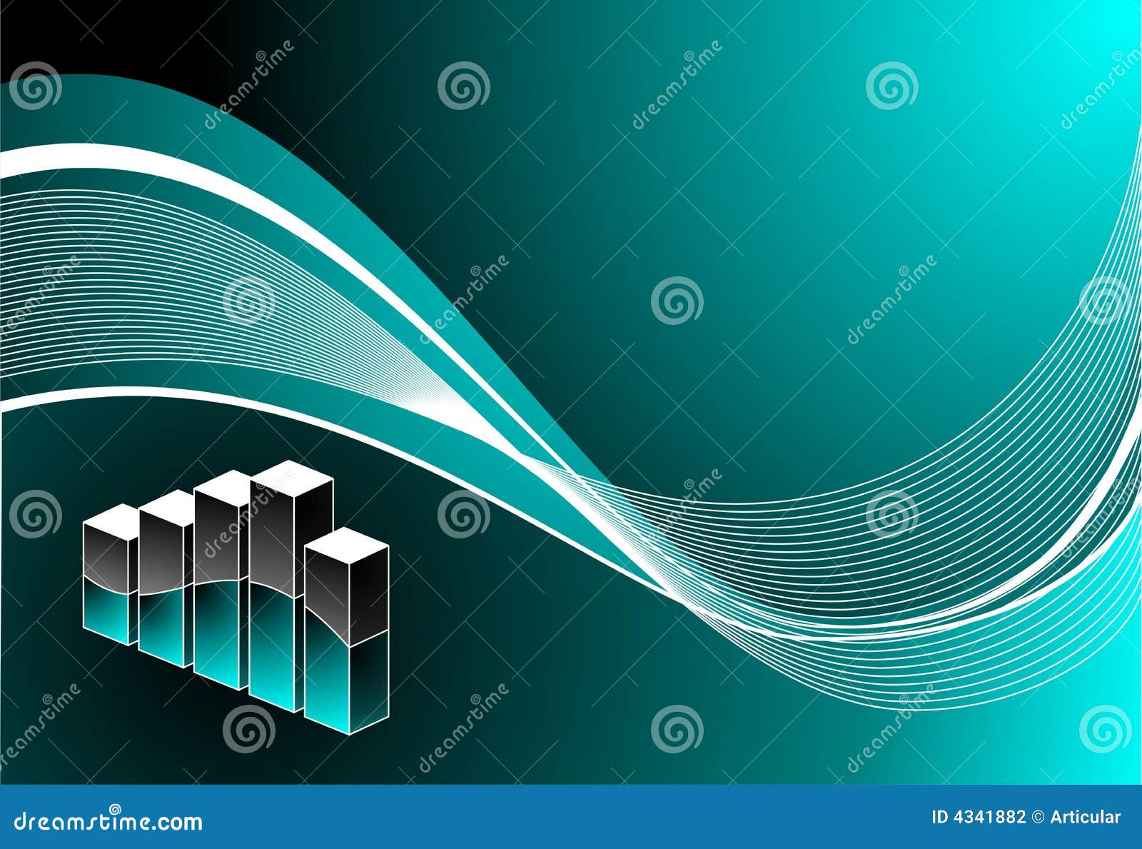 Vector Background with Diagram Stock Vector - Illustration of progress ...
