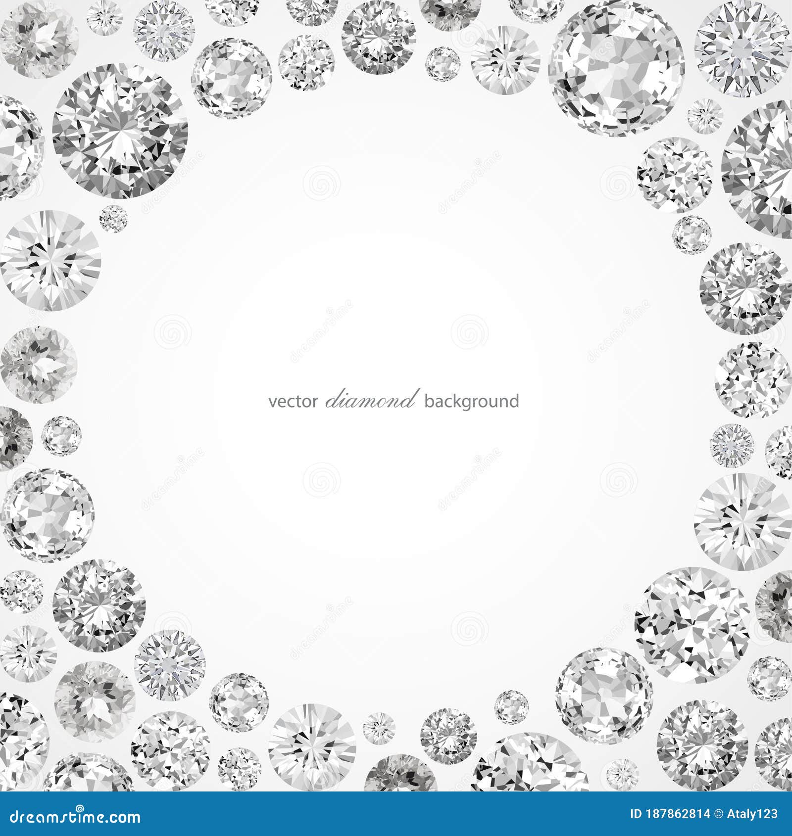Vector Background with Diamonds Stock Vector - Illustration of diamond ...