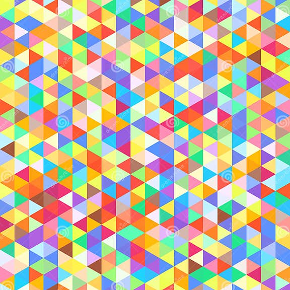 Vector Background of Different Color Triangles Stock Vector ...