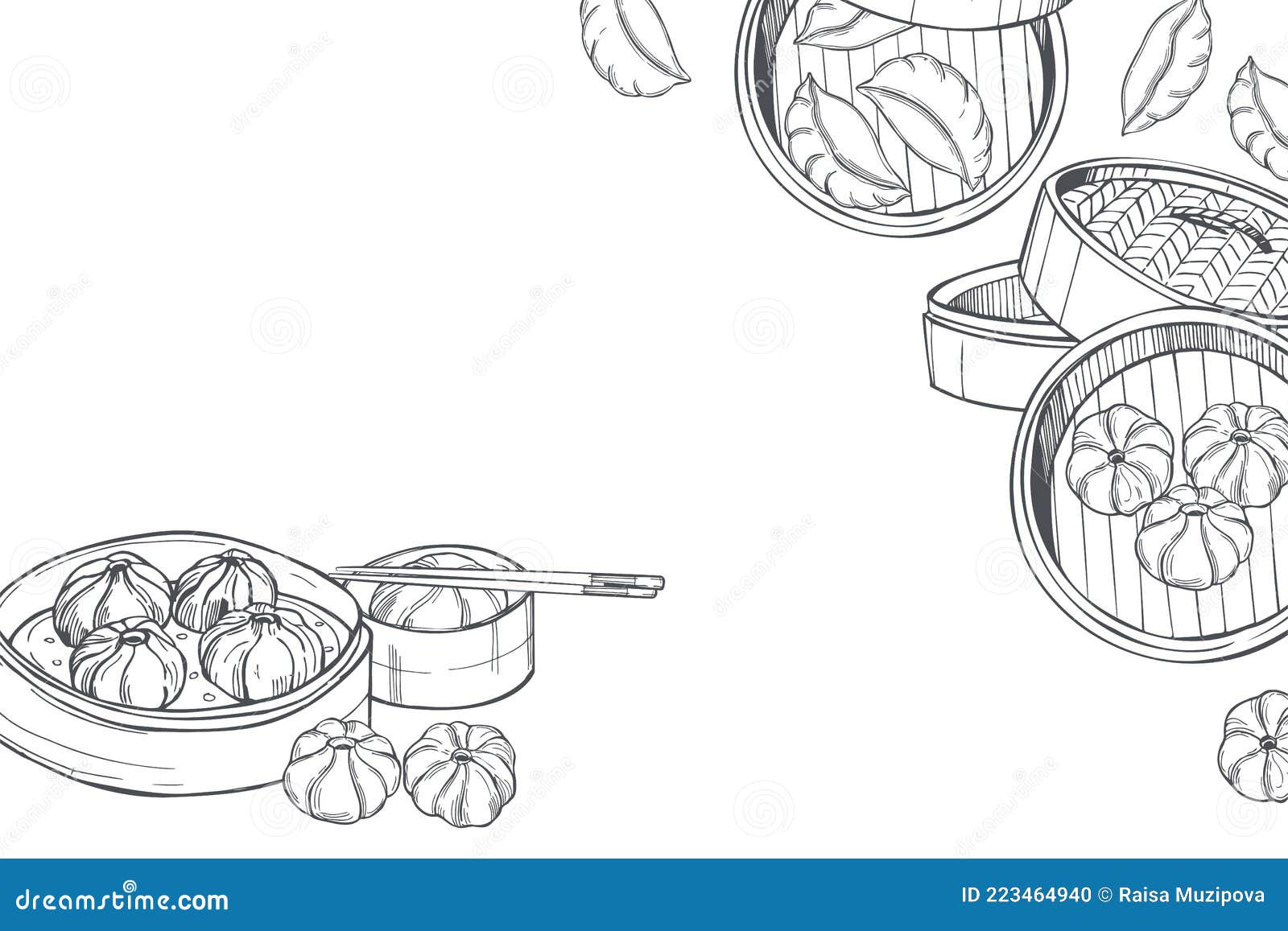Background Dim Sum Stock Illustrations – 897 Background Dim Sum Stock ...
