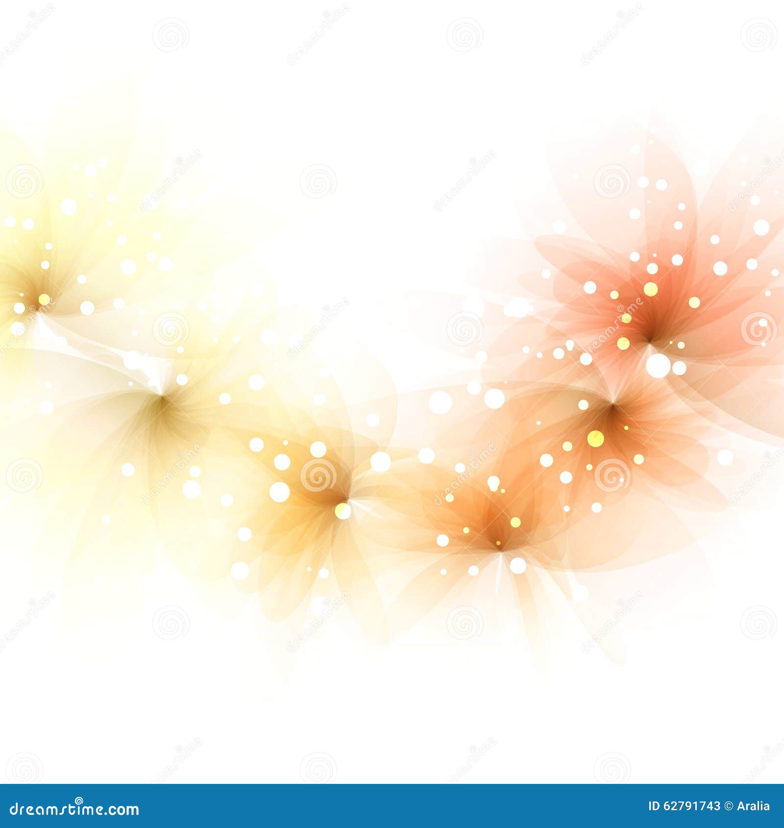 Vector Background with Flowers Stock Vector - Illustration of soft ...