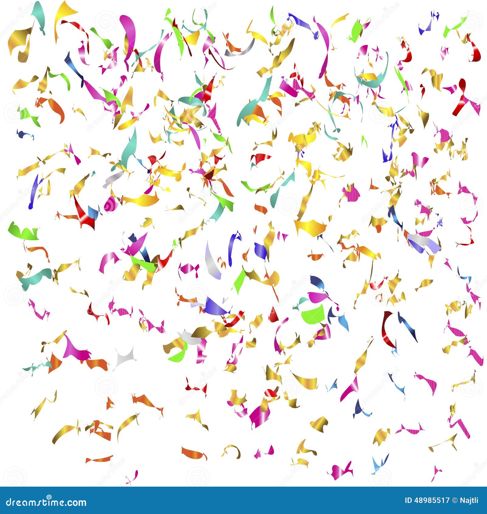 Vector Background with Flying Ribbons Stock Vector - Illustration of ...