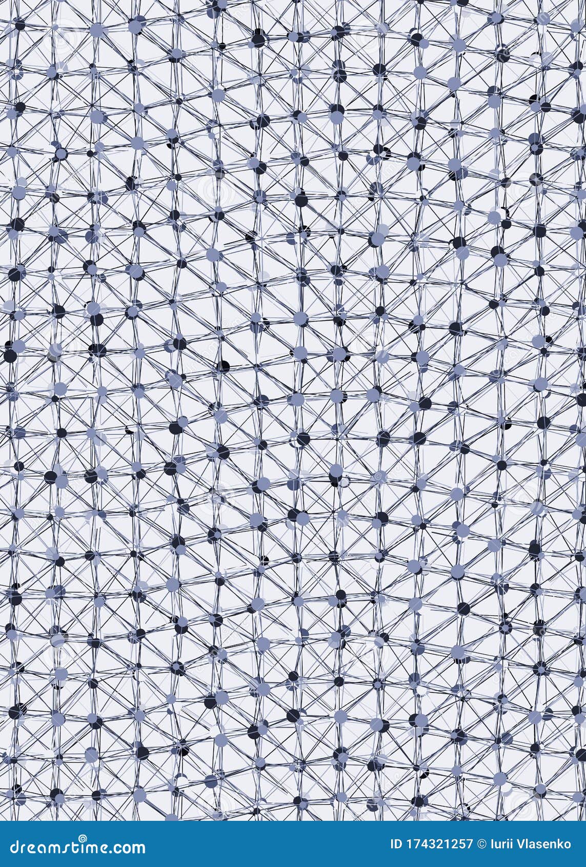 Abstract Low Polygon Mesh Generative Art Background Illustration Stock Vector - Illustration of ...