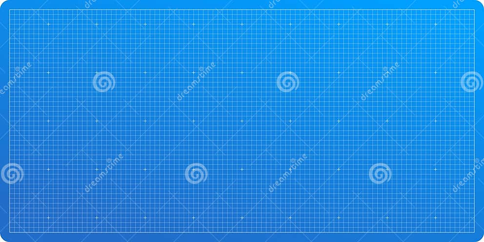 Vector Background with Grid Blueprint. Wireframe Paper for Architecture ...