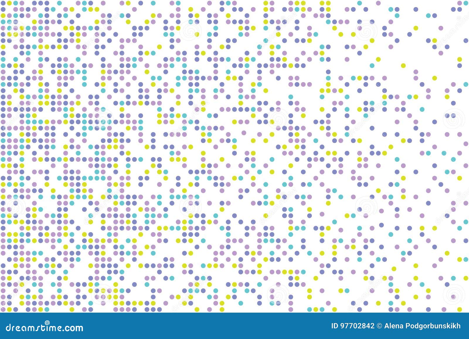 Vector Background of the Halftone Image, Square Particle Flying Effect ...