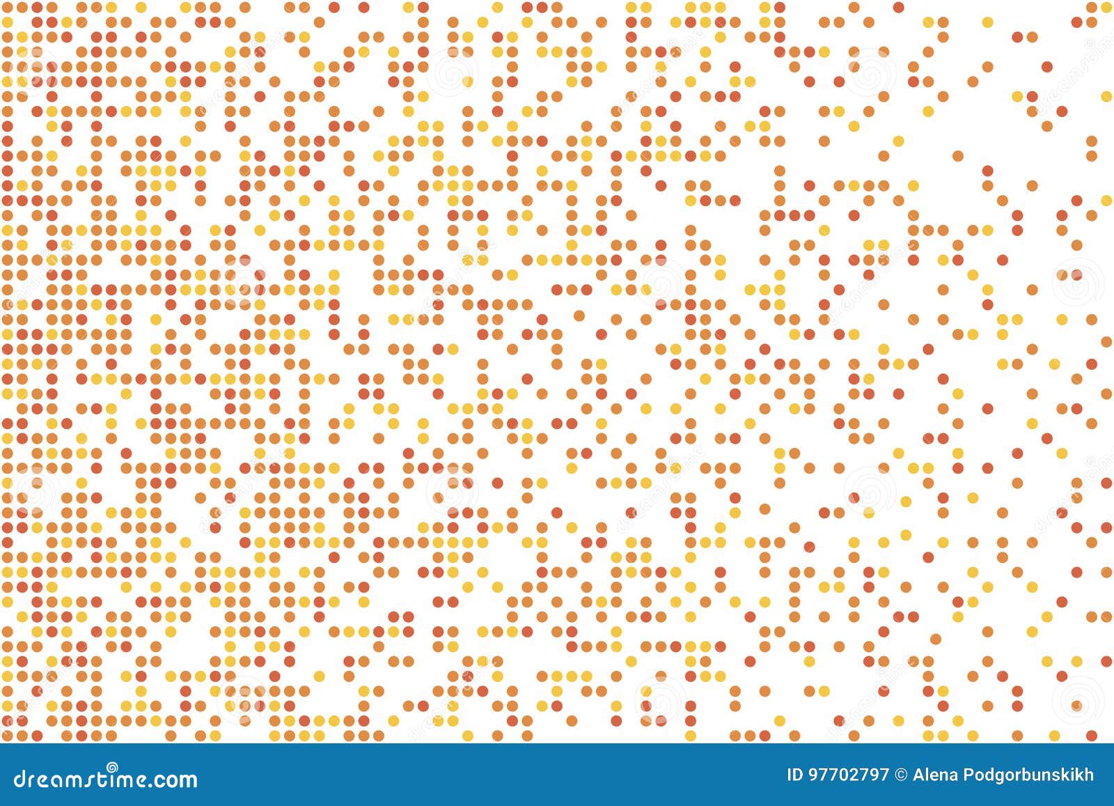 Vector Background of the Halftone Image, Square Particle Flying Effect ...