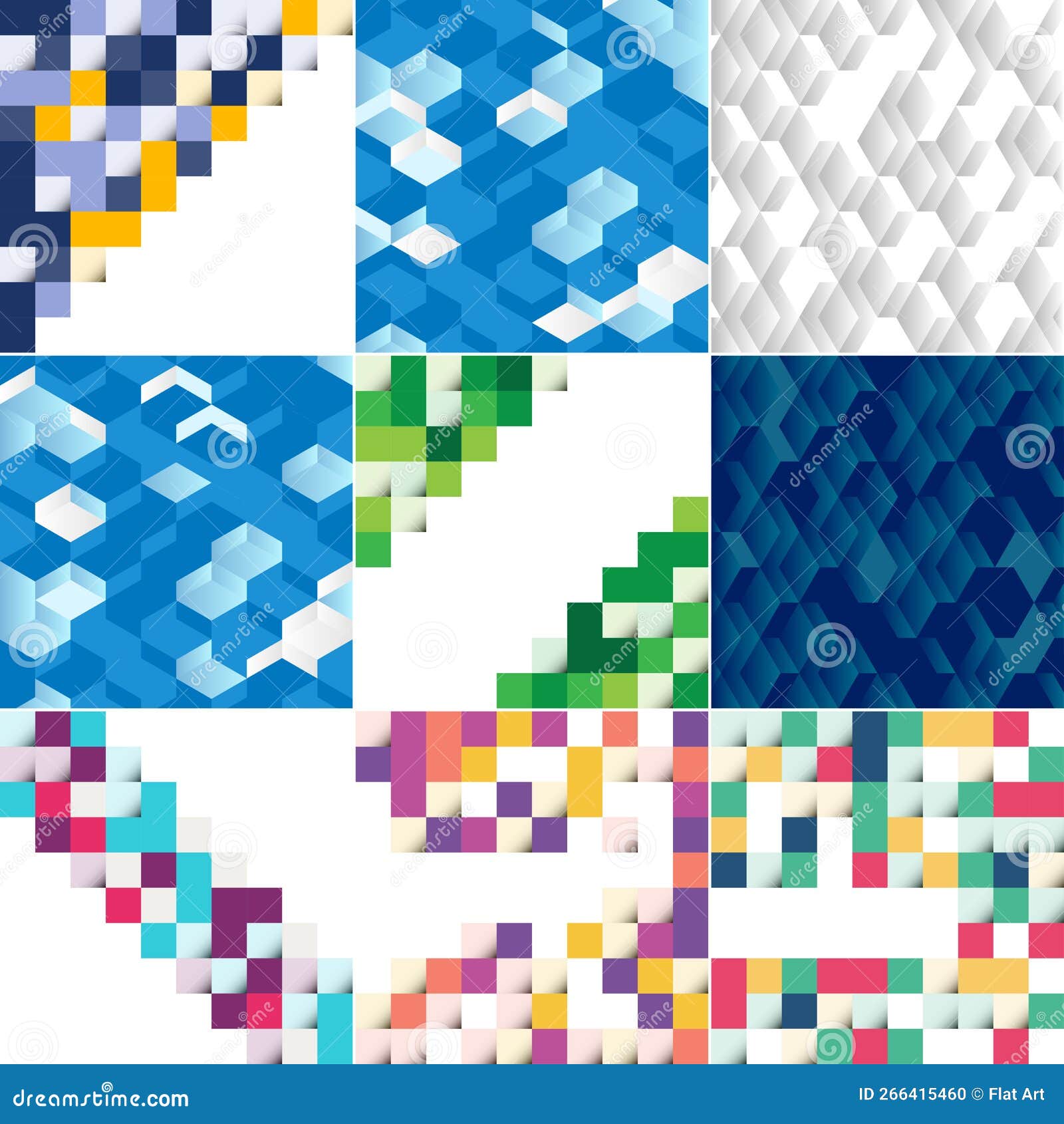 Vector Background with an Illustration of Abstract Squares and a ...