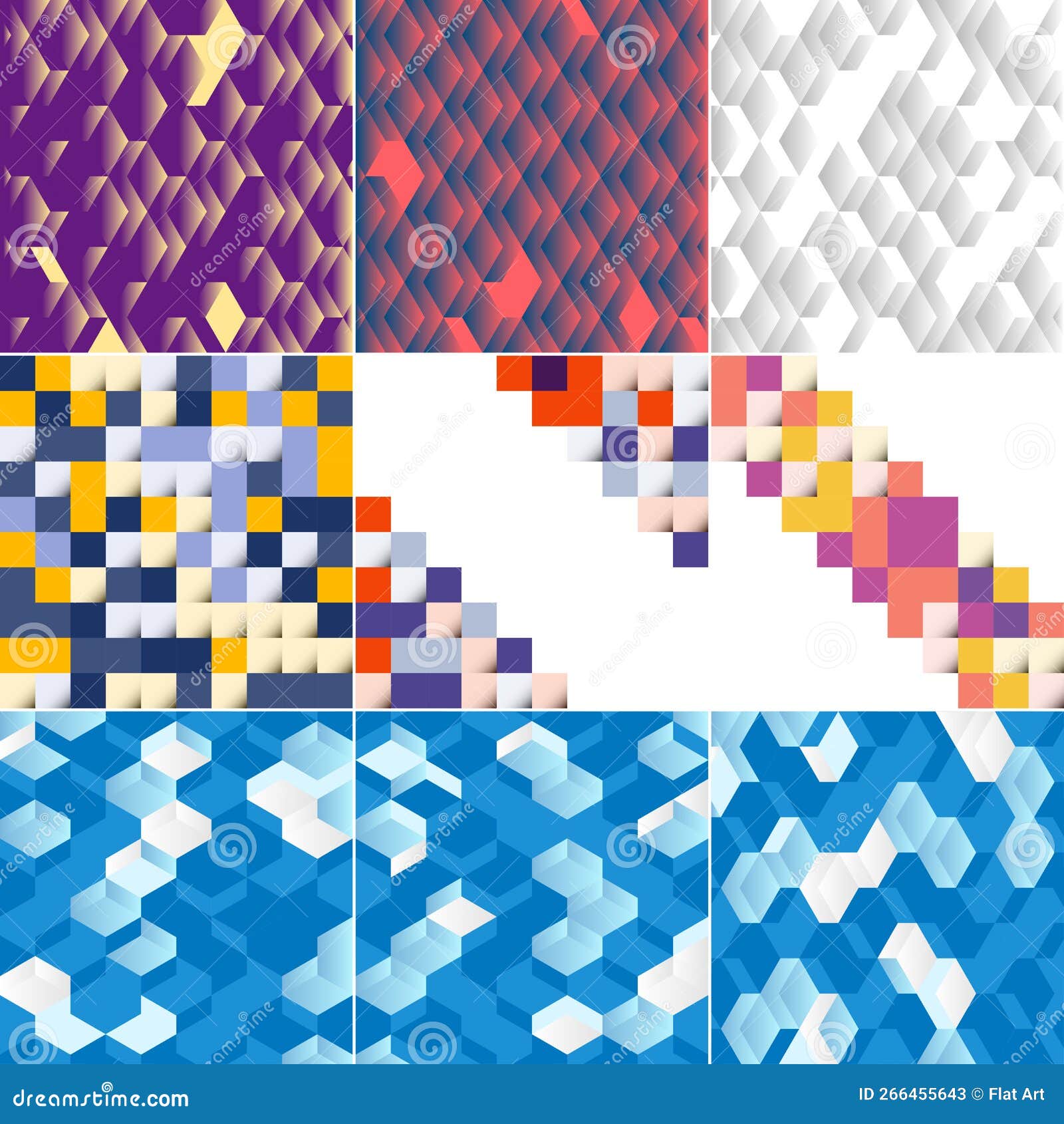 Vector Background with an Illustration of Abstract Squares and a ...