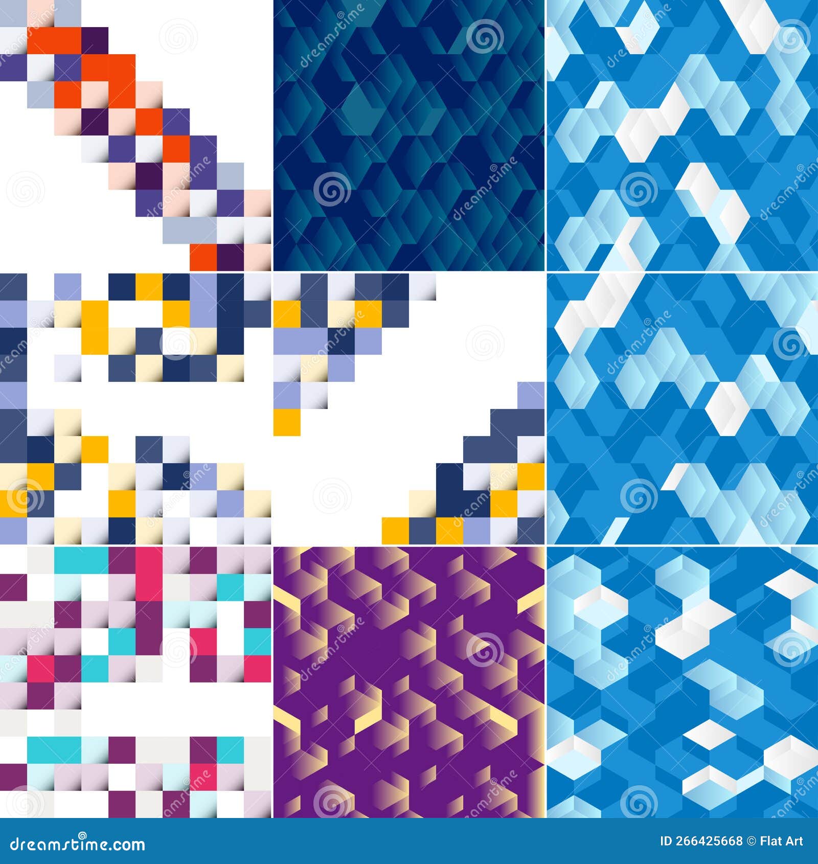 Vector Background with an Illustration of Abstract Squares Suitable for ...