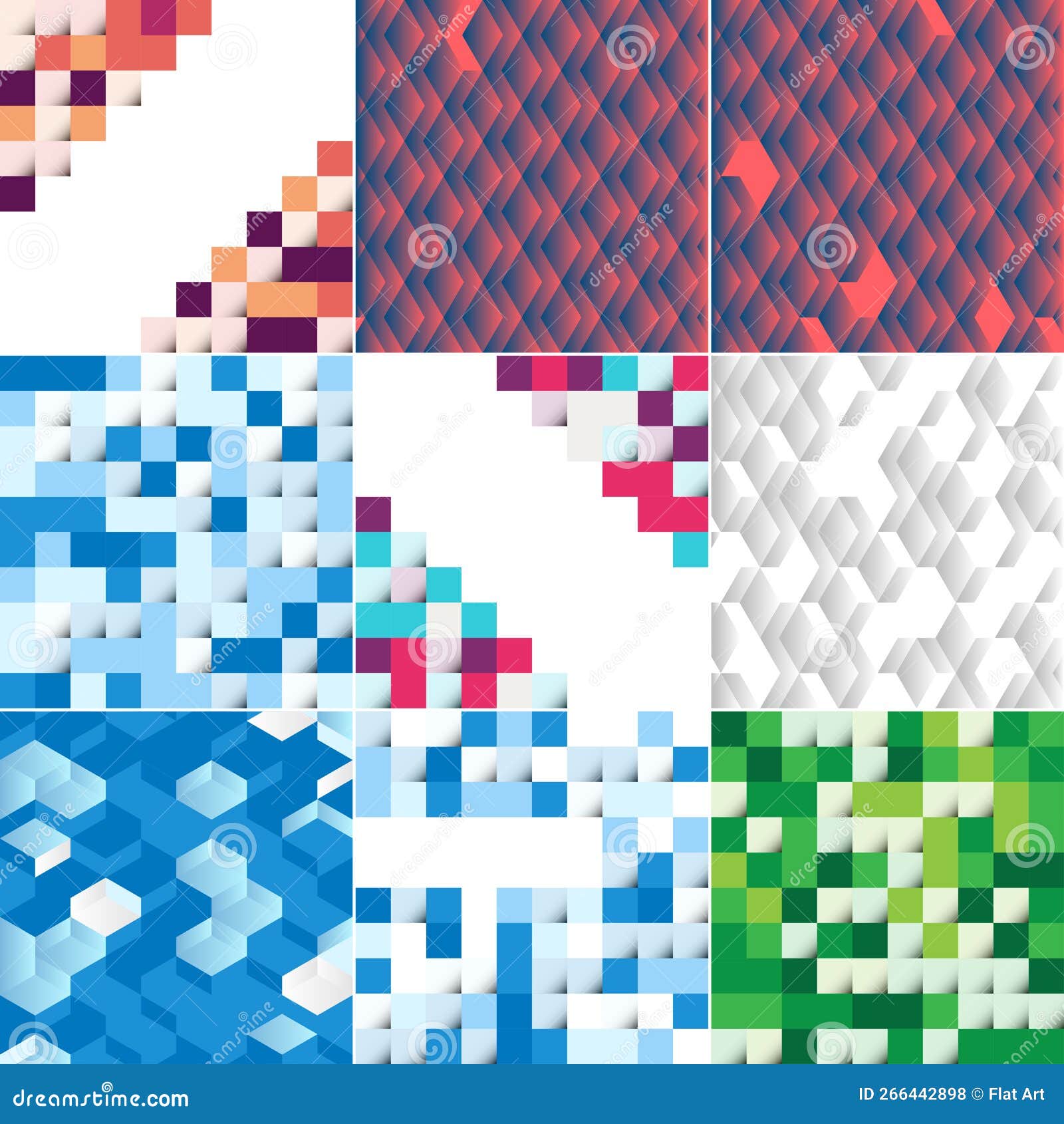 Vector Background with an Illustration of Abstract Squares Suitable for ...