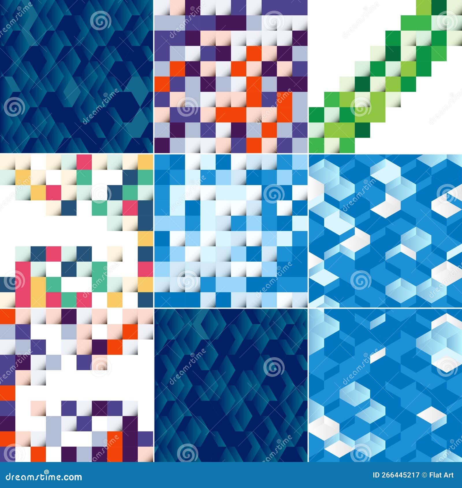 Vector Background with an Illustration of Abstract Squares Suitable for ...