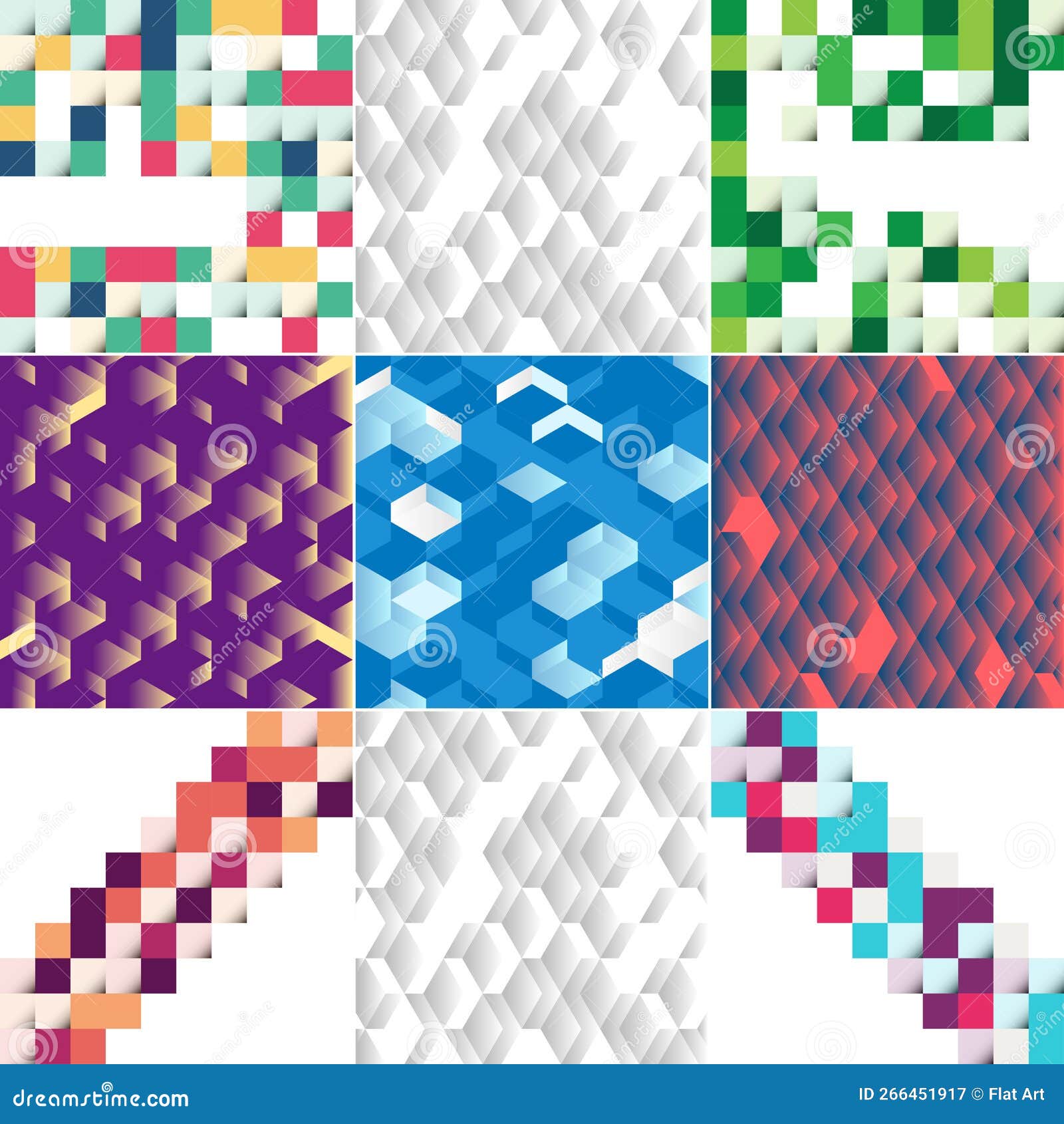 Vector Background with an Illustration of Abstract Squares Suitable for ...